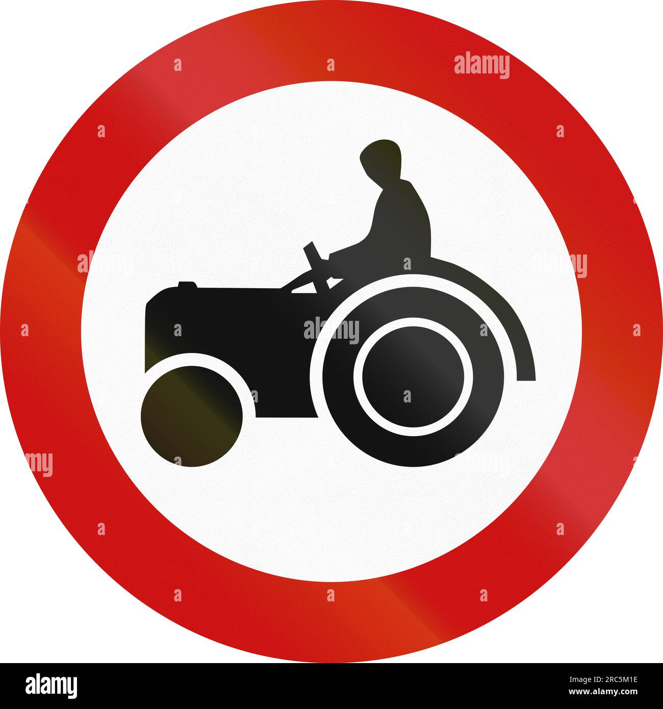 No access for motor vehicles that cannot exceed 25 km/h (tractors ...