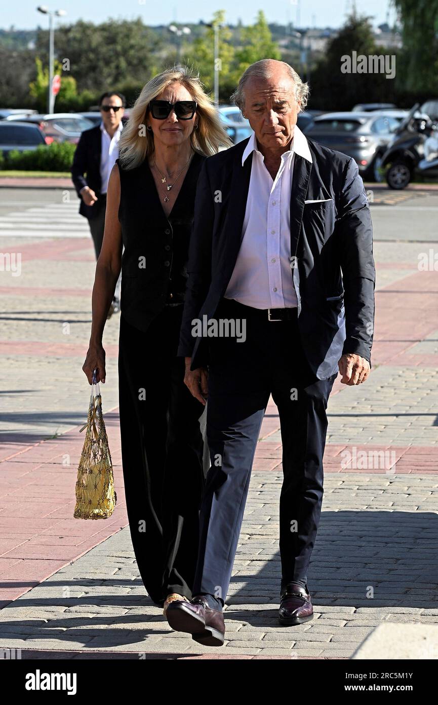 Marta Robles at the morgue to say the last goodbye to Antonio Sainz, on ...
