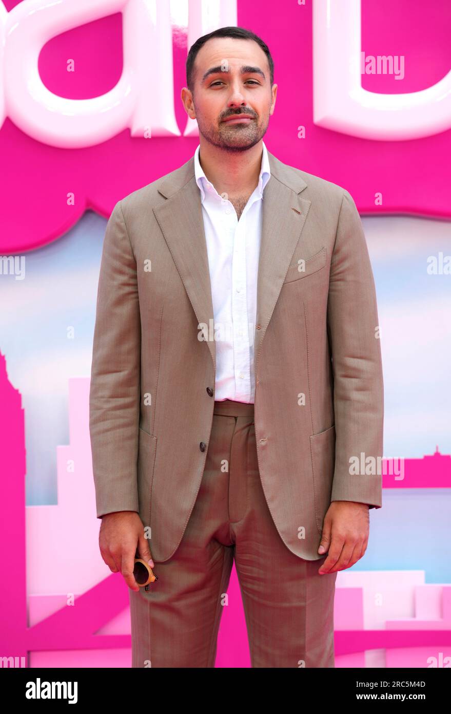 Jamie Demetriou poses for photographers upon arrival at the premiere of ...