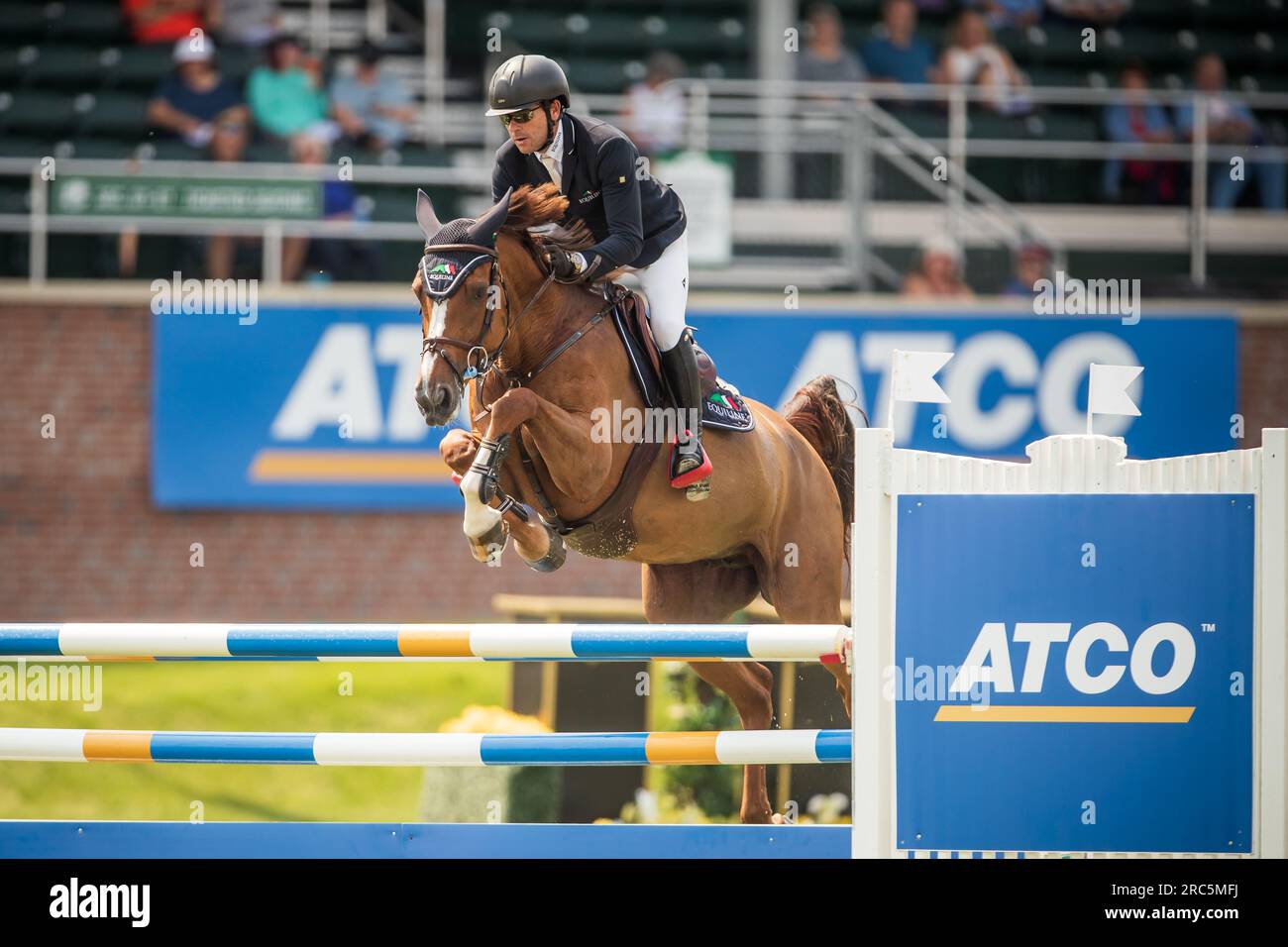 Conor Swail of Ireland competes in the Rolex North American Grand Prix ...