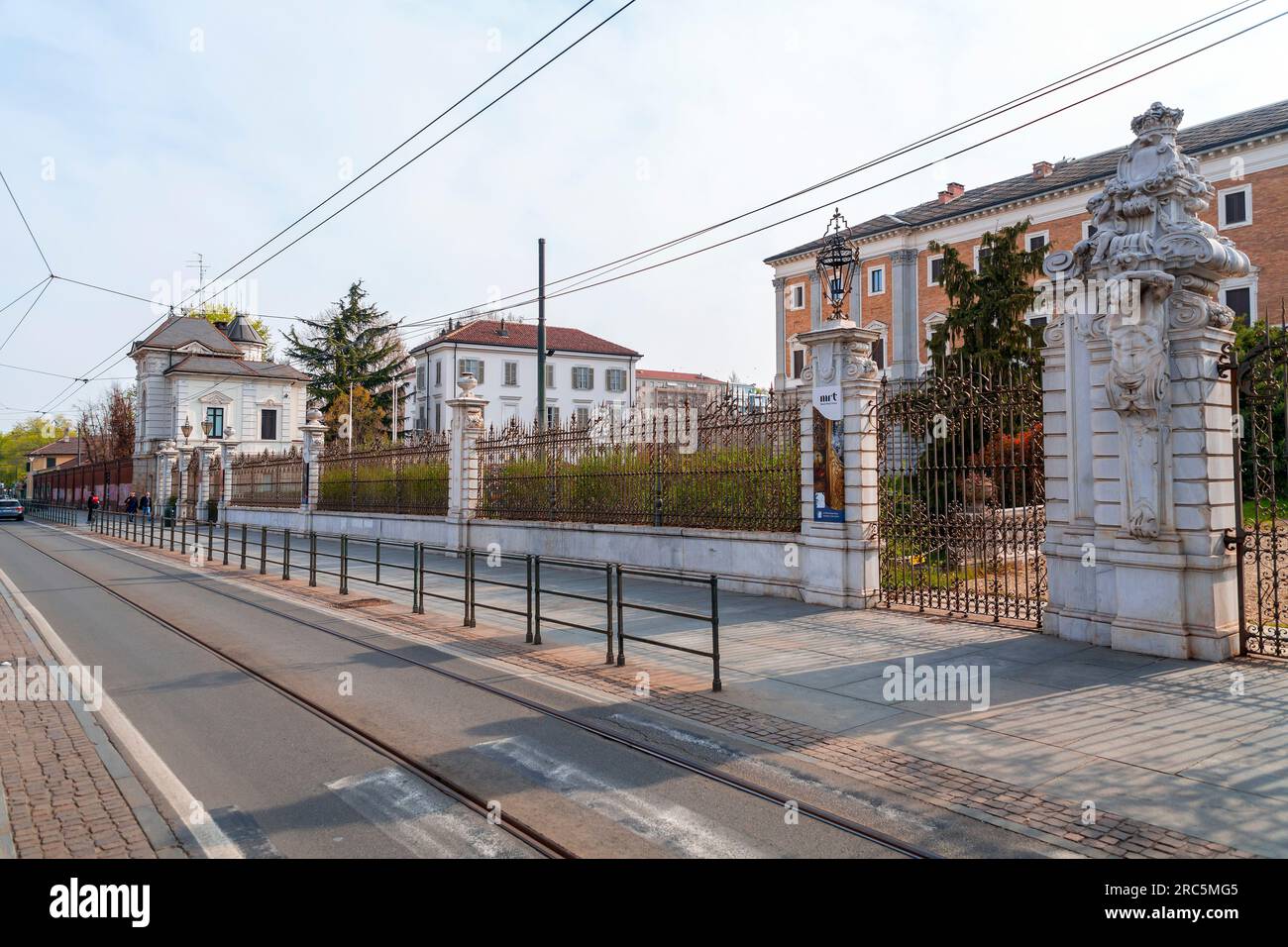 Turin, Italy - March 27, 2022: The museum complex of the Royal Museums ...