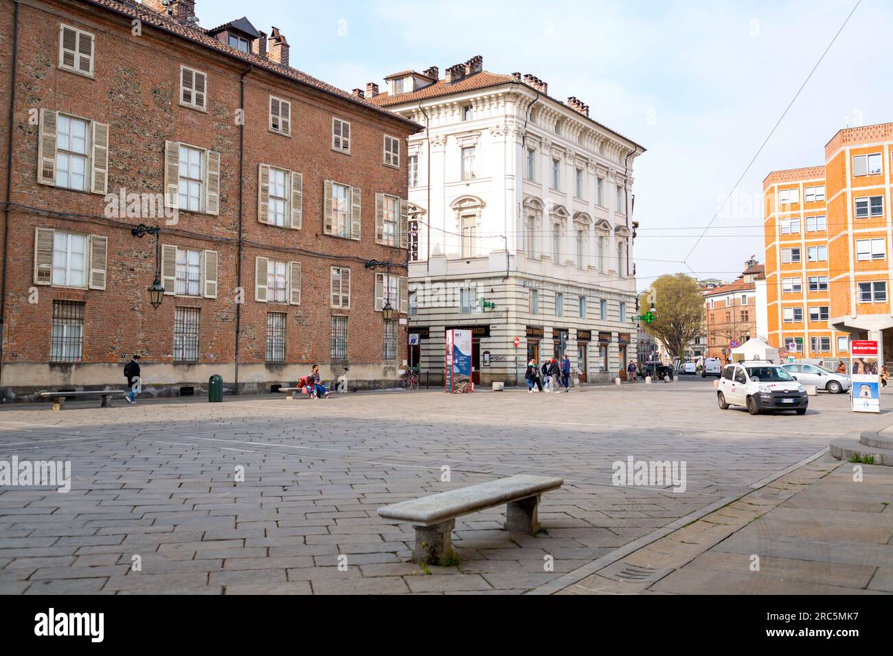 Turin, Italy - March 27, 2022: The Palazzo Chiablese is a wing of the ...