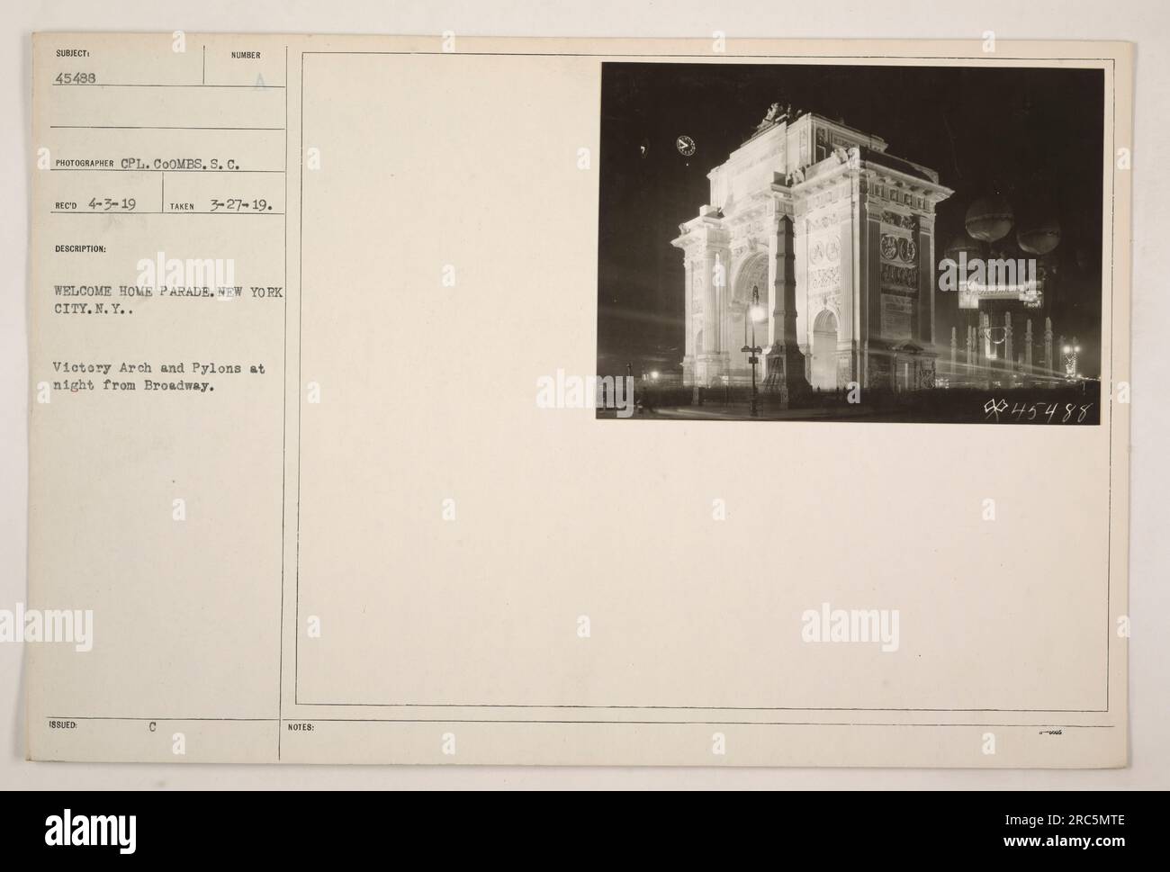 "Welcome home parade in New York City, NY. The photograph depicts ...