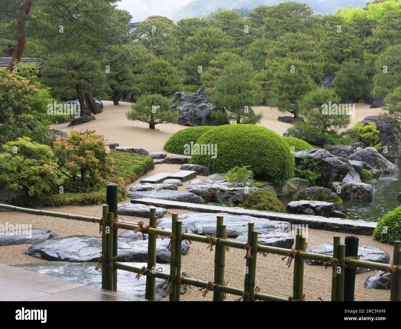 Views of the gardens at the Adachi Museum of Art, where each garden is ...