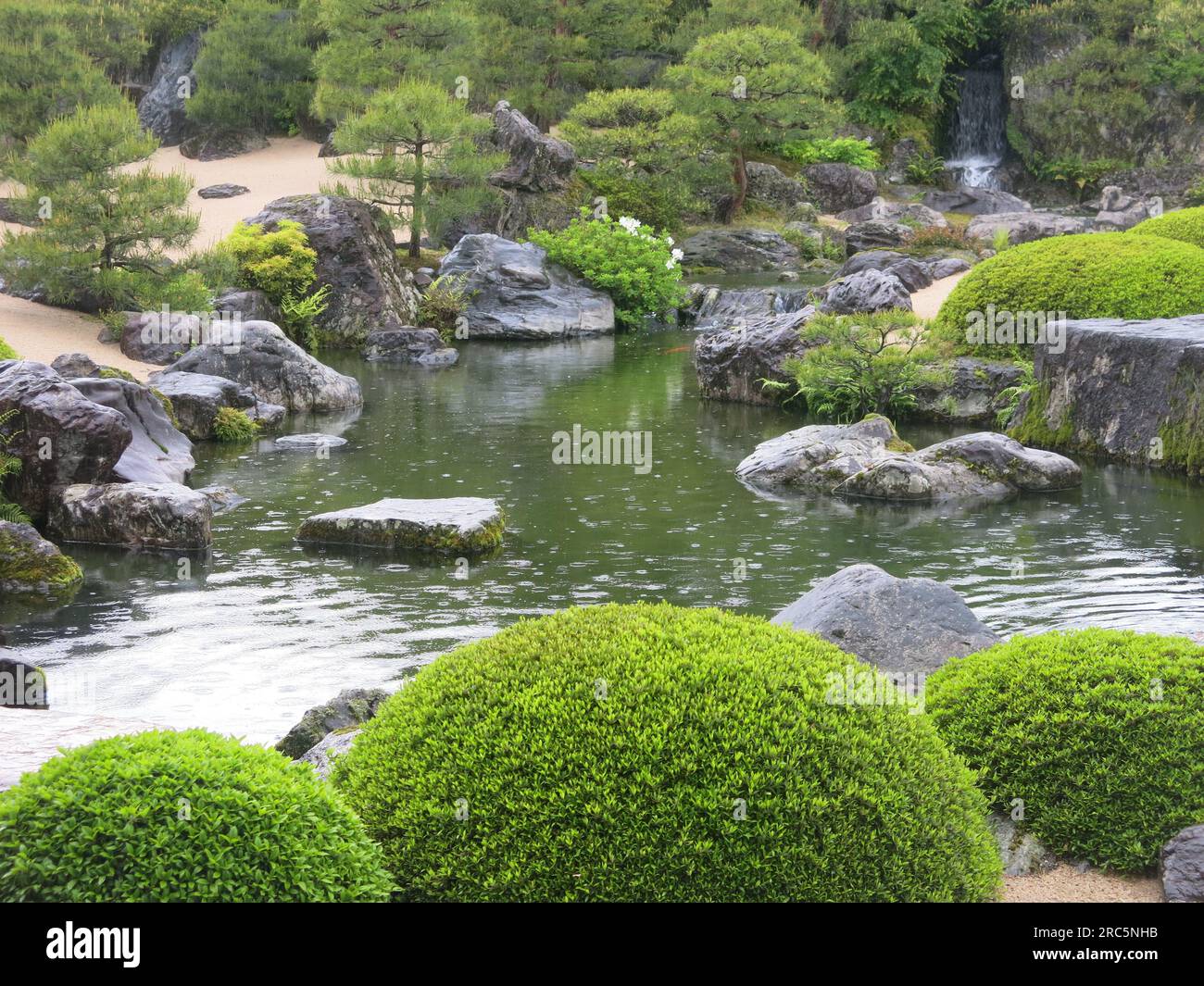 Views of the gardens at the Adachi Museum of Art, where each garden is ...