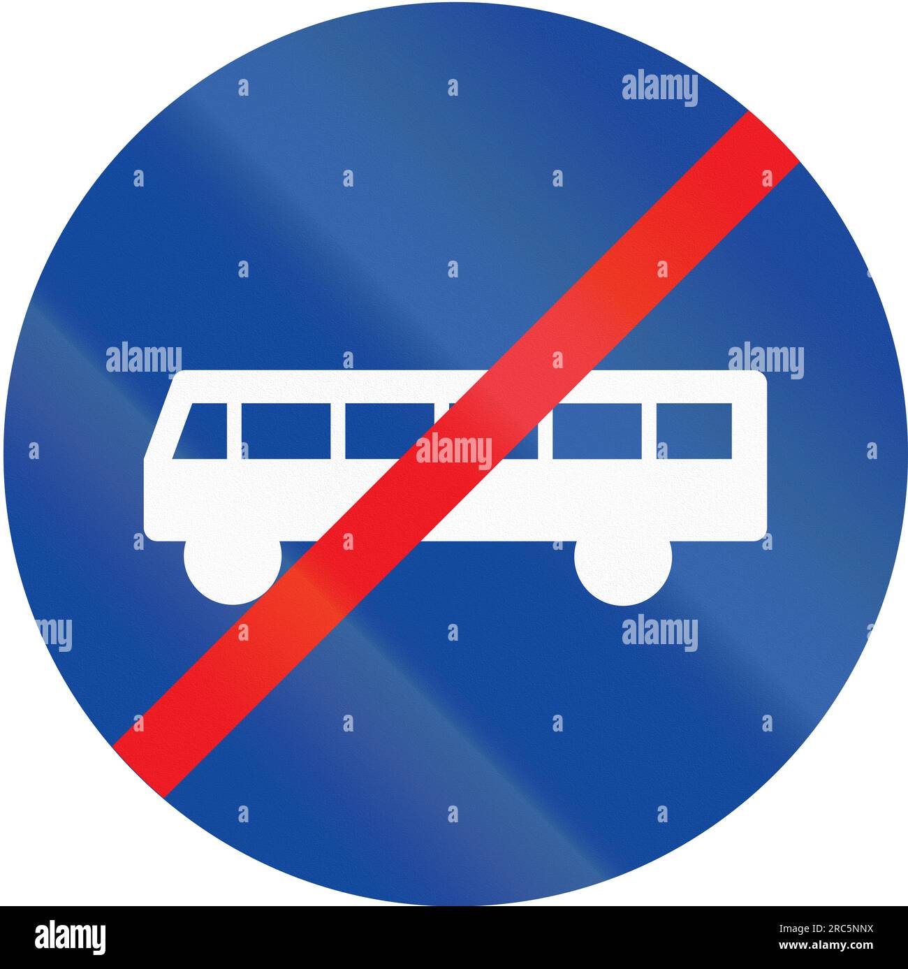 Greek traffic sign at the end of a bus lane Stock Photo - Alamy