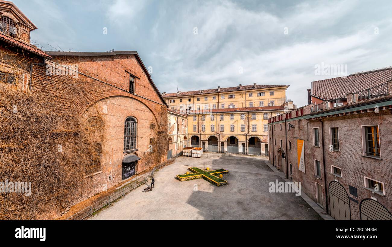 Turin, Italy - March 27, 2022: The Cavallerizza Reale is a historic ...