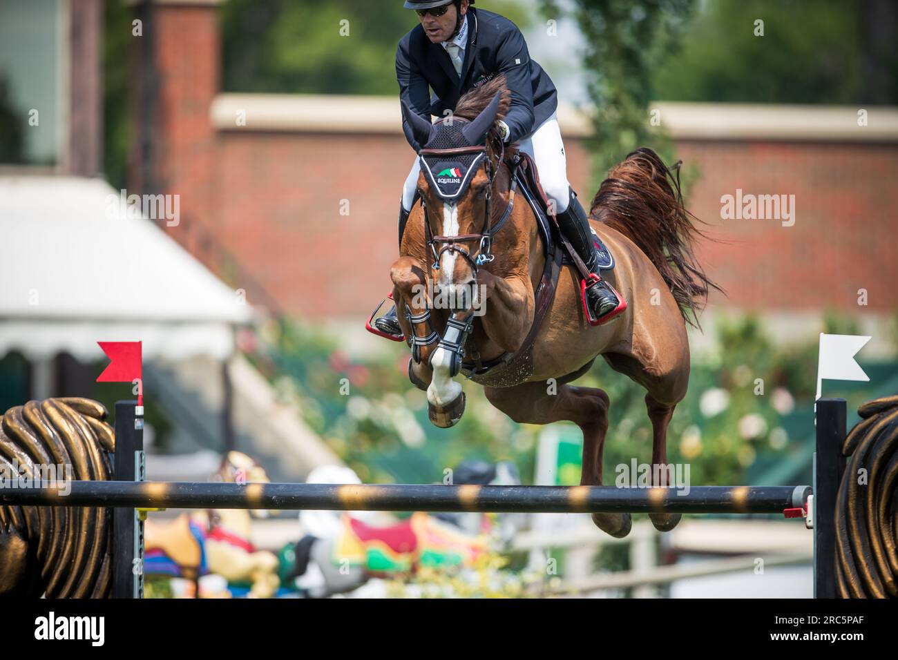Conor Swail of Ireland competes in the Rolex North American Grand Prix ...