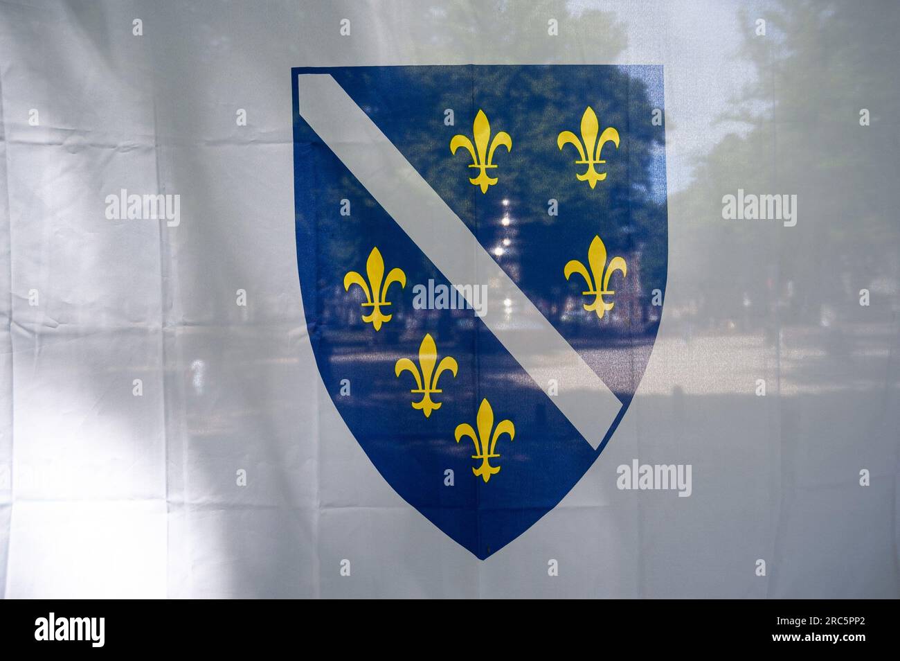 July 11, 2023, The Hague, Netherlands: The flag of the Republic of ...