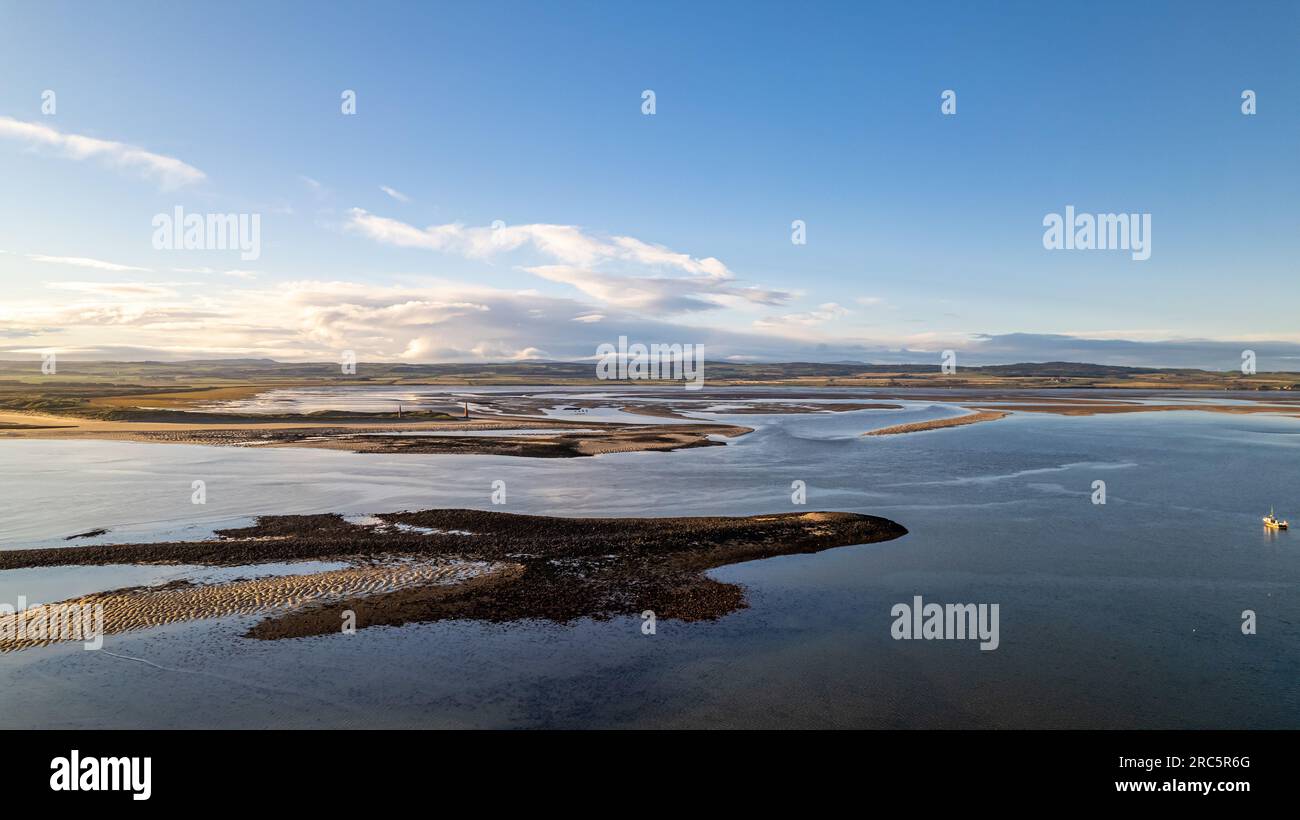 Unique aerial photo taken in Scotland Highlands Stock Photo - Alamy