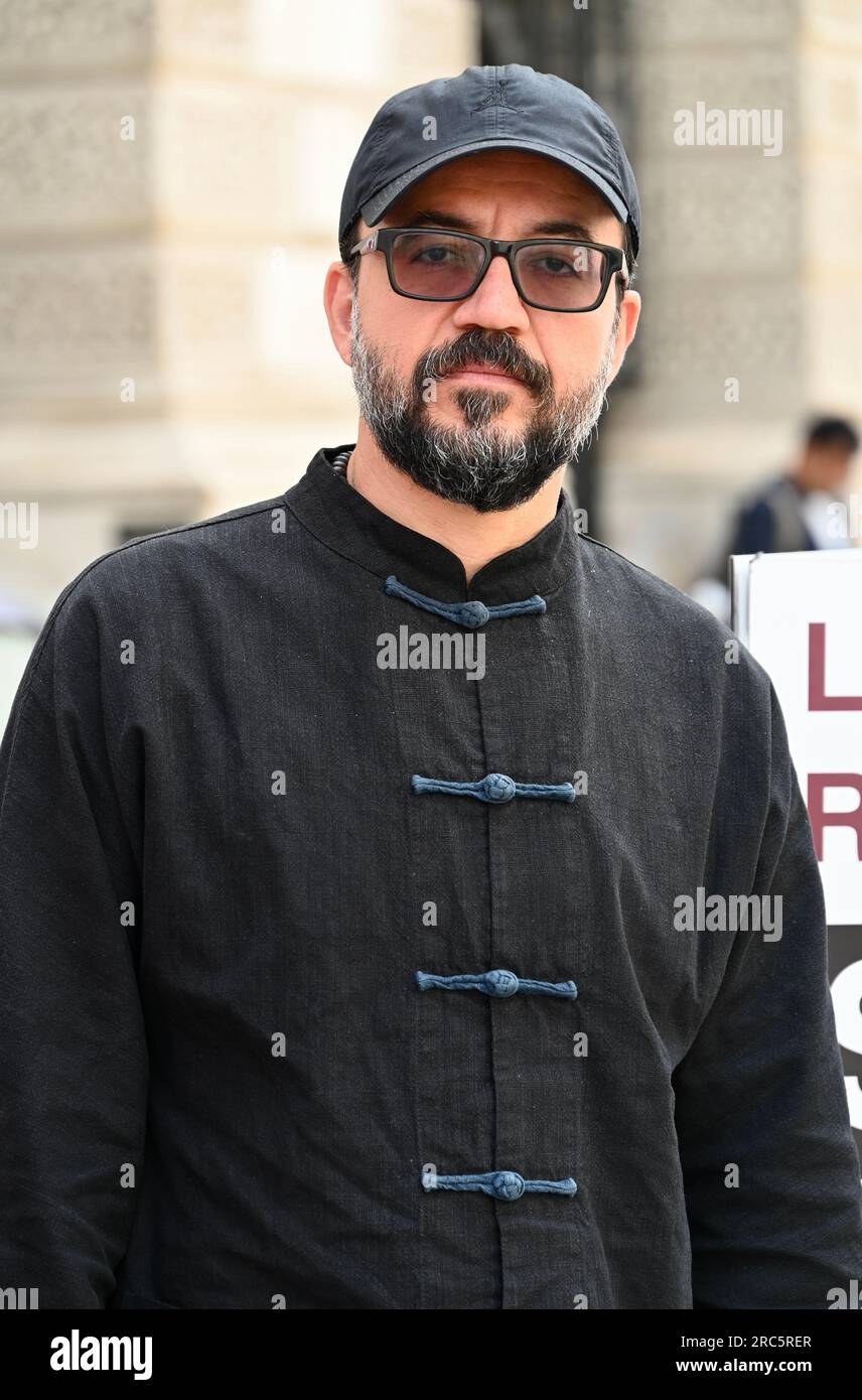Vahid Beheshti, Sit-in protest calling on the @ GOVUK to proscribe the ...