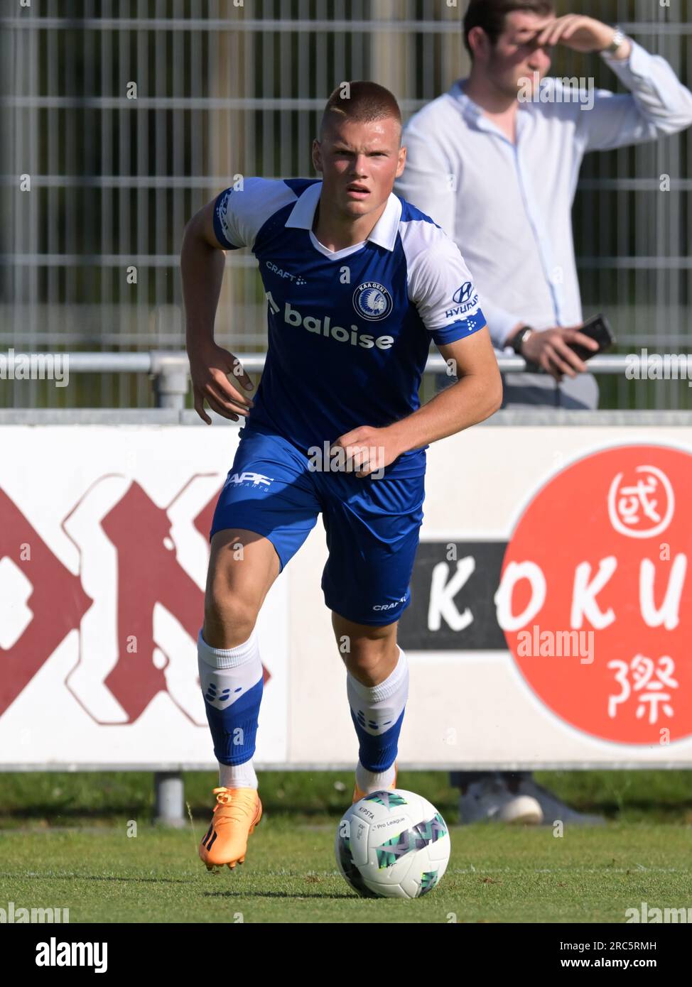 ALKMAAR - Bram Lagae of KAA Gent during the friendly match between FC ...