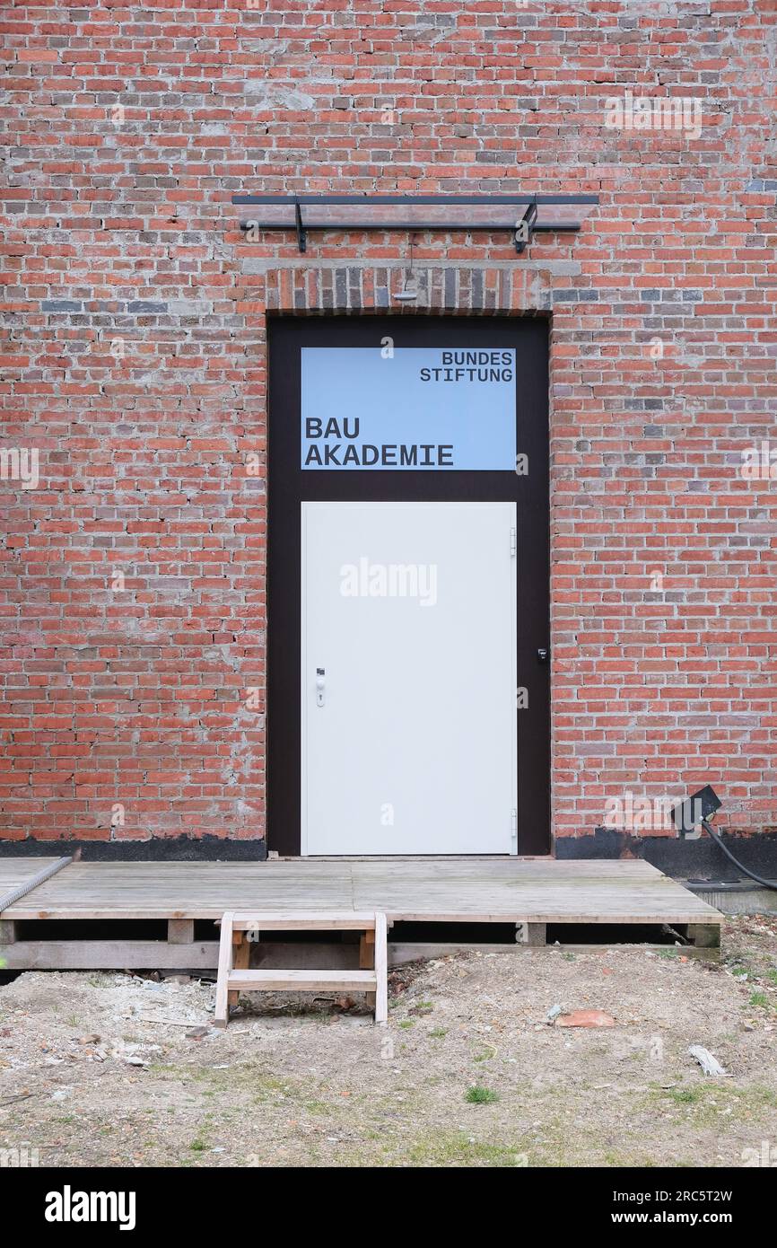 Berlin, Germany, March 4, 2023, temporary entrance to the Berlin ...