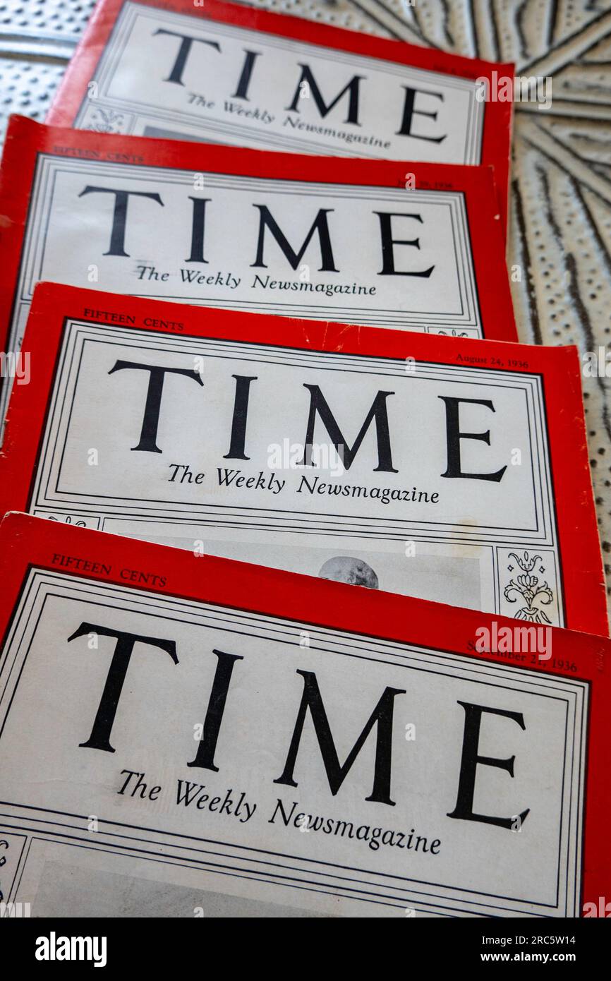 American weekly covers hi-res stock photography and images - Alamy