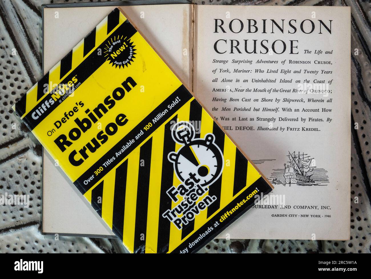 Robinson crusoe ship hi-res stock photography and images - Alamy