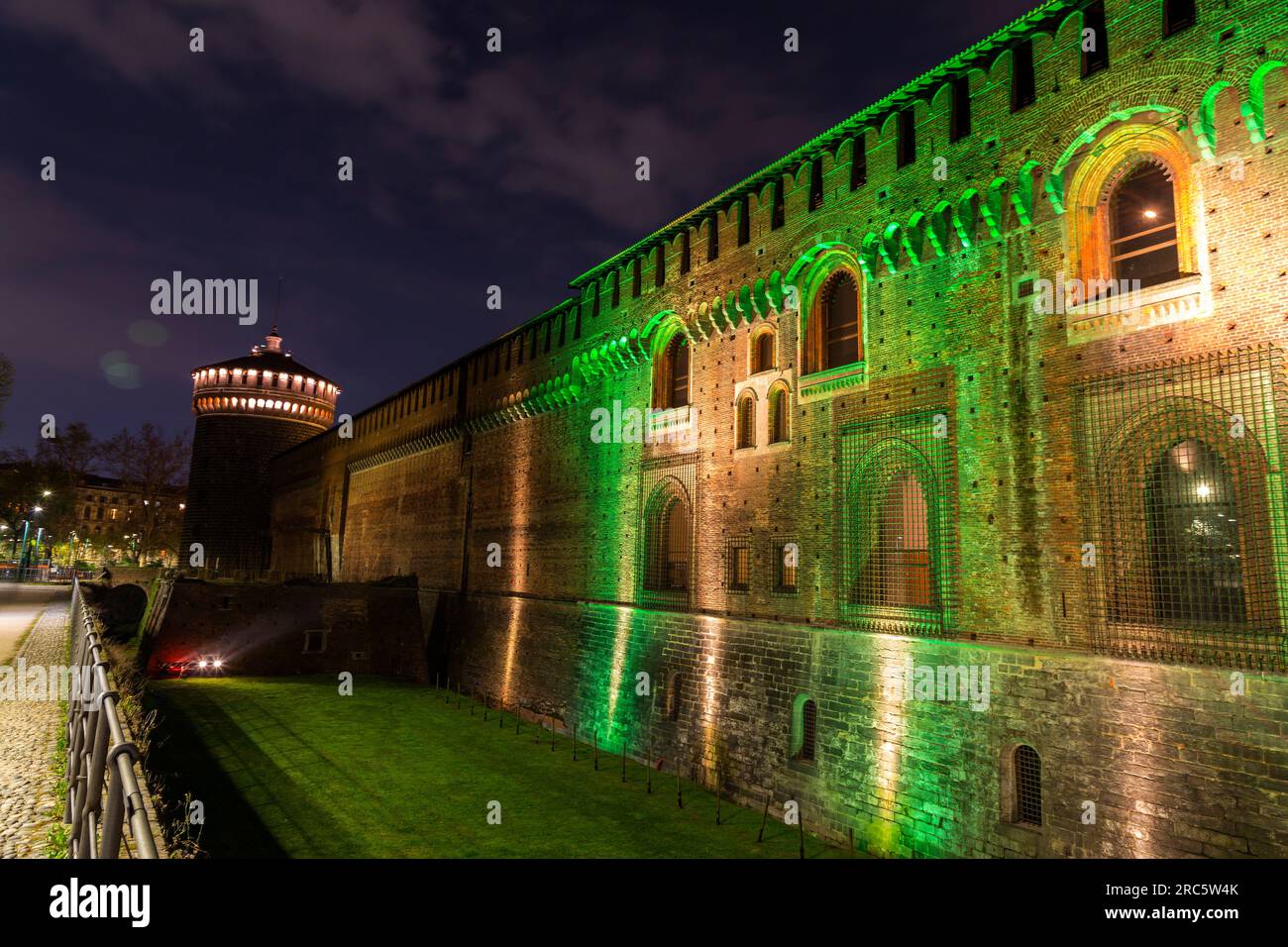 The Castello Sforzesco is a medieval fortification located in Milan ...