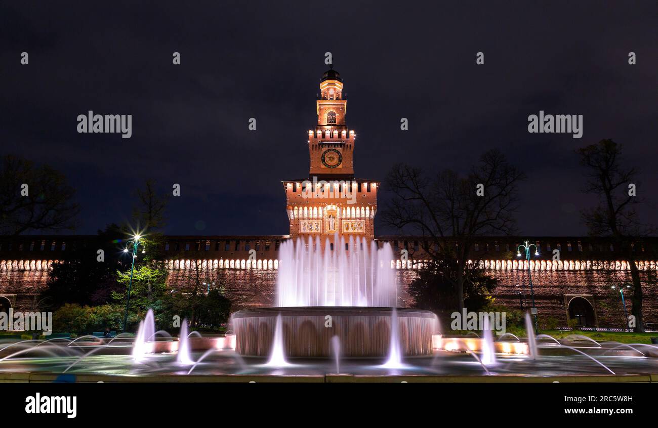 The Castello Sforzesco is a medieval fortification located in Milan ...