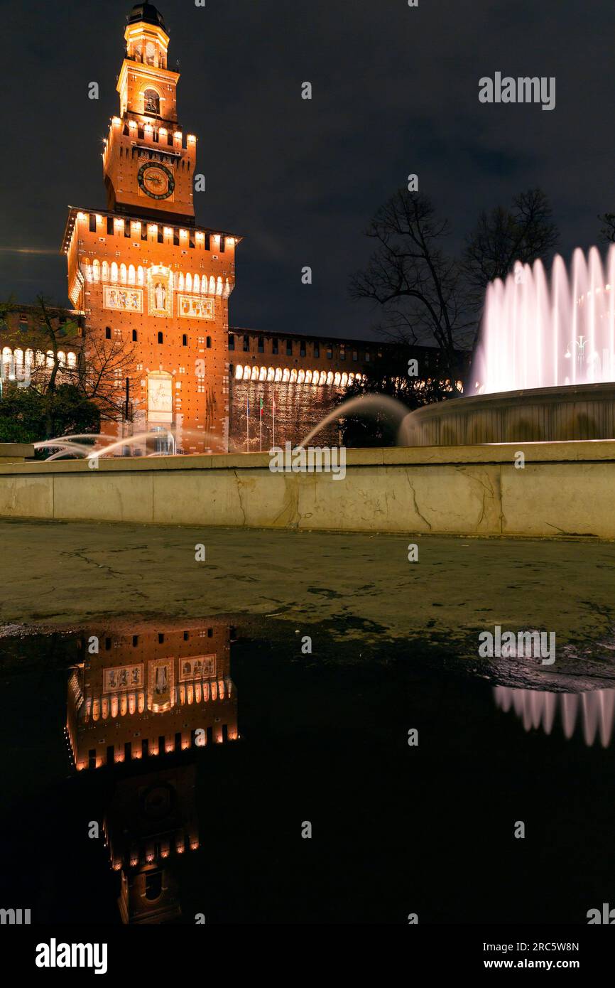 The Castello Sforzesco is a medieval fortification located in Milan ...