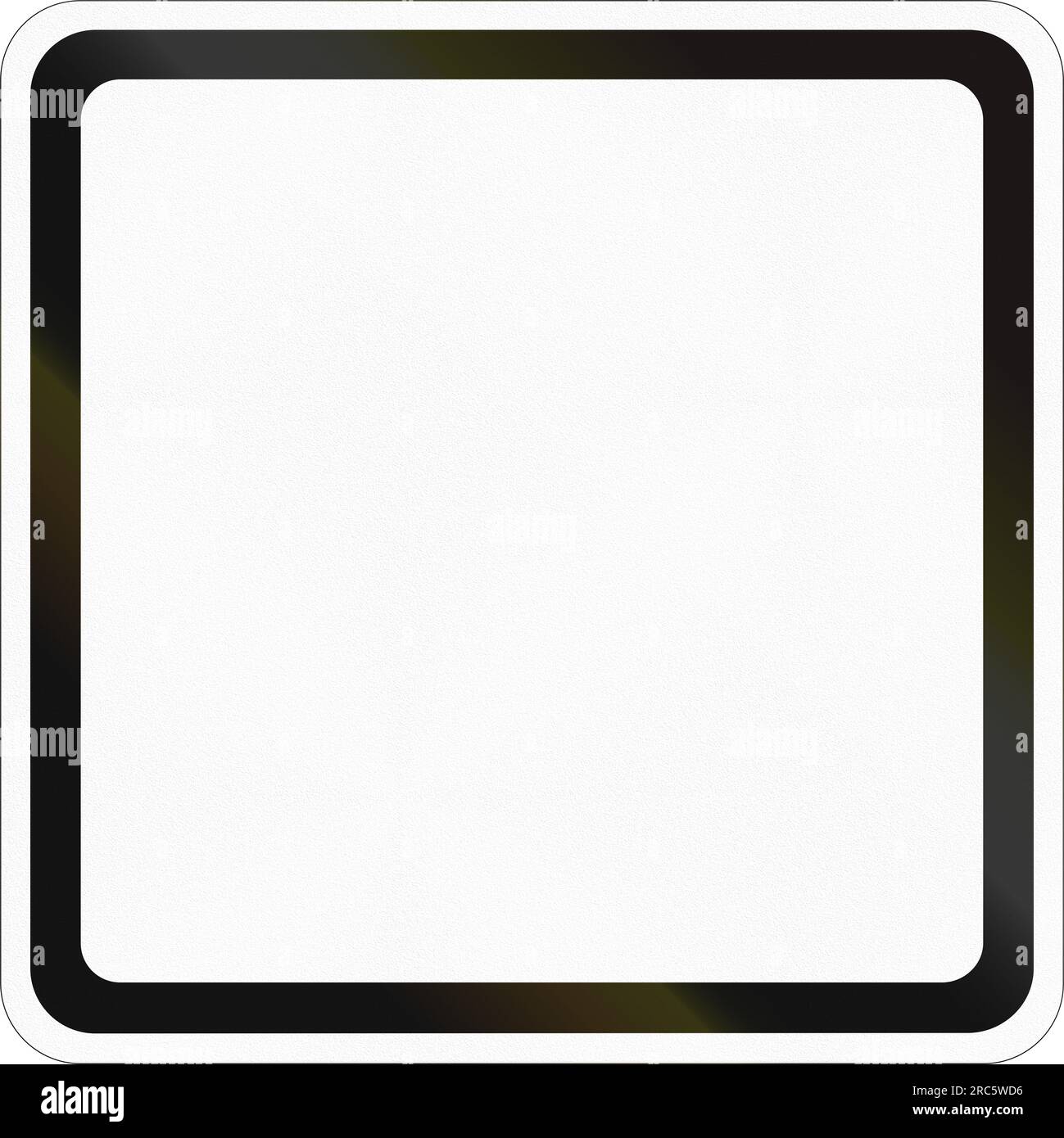 Icelandic direction road sign: Unnumbered road. Also usable as template ...