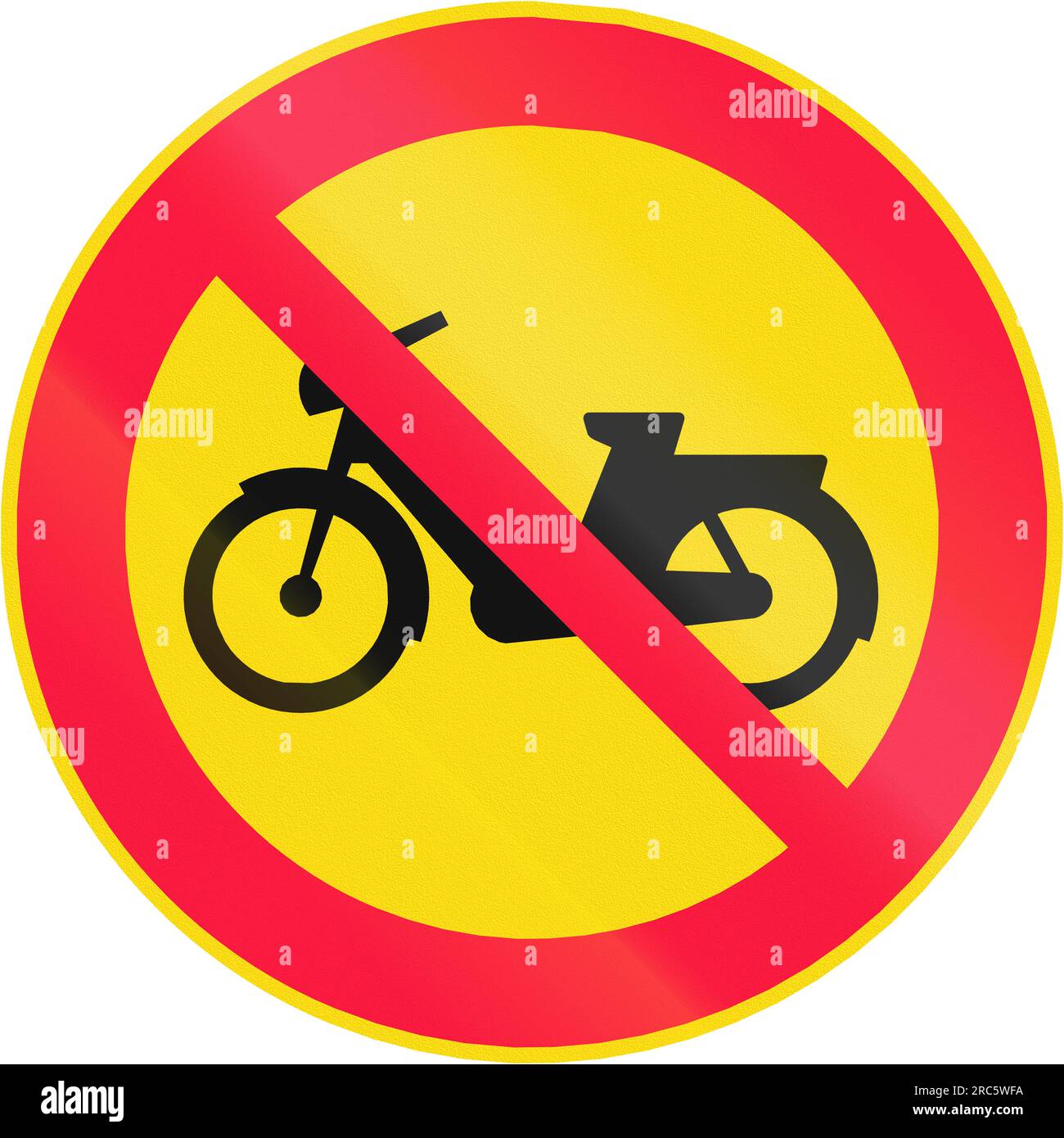 Road sign 321 in Finland - No mopeds Stock Photo - Alamy