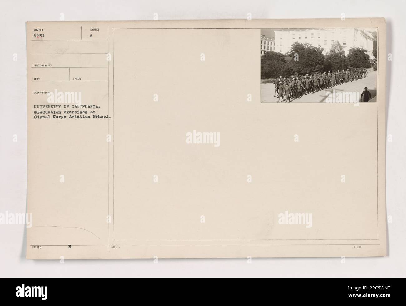 Graduating cadets from the Signal Corps Aviation School at Ninger ...