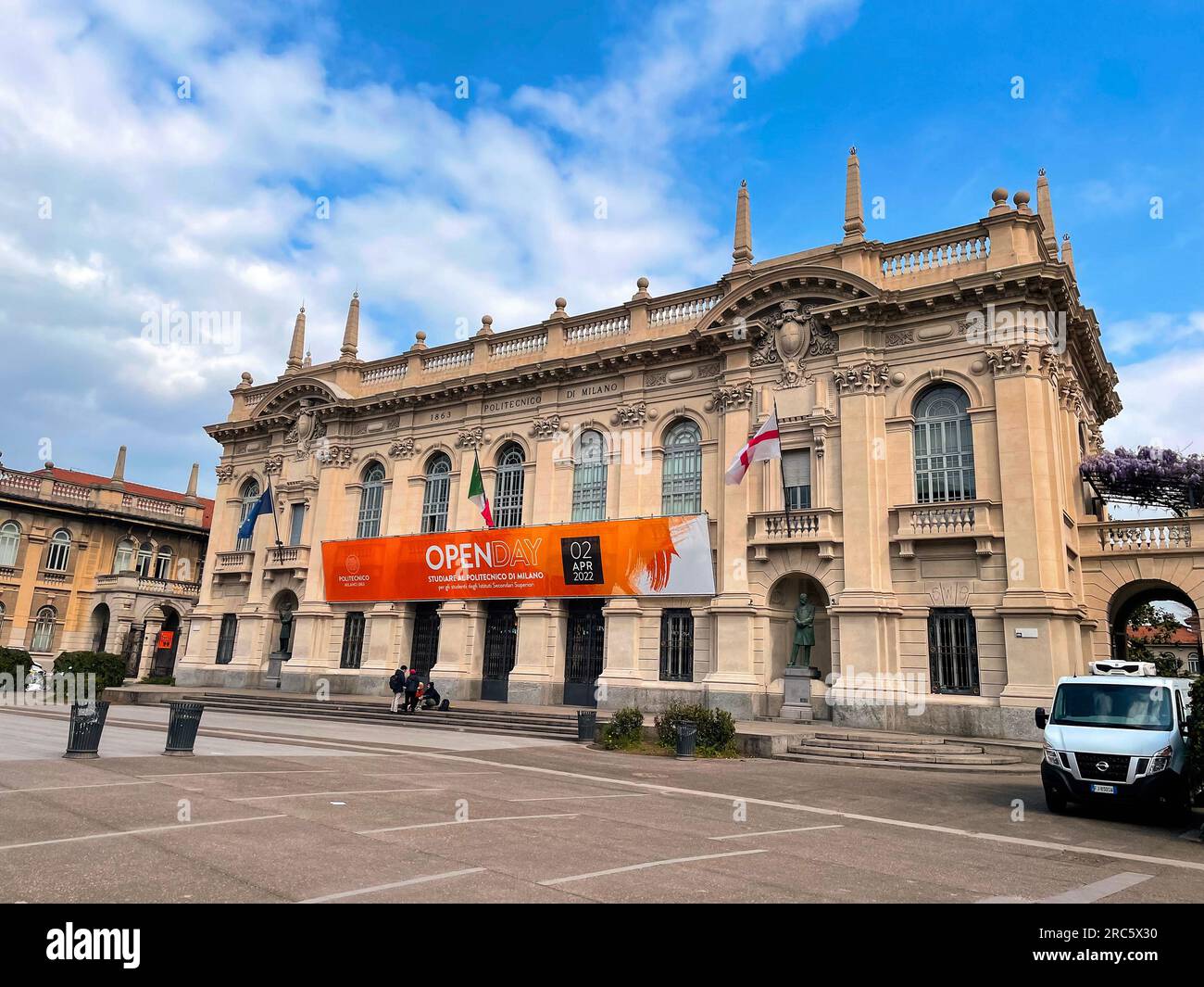 Milan, Italy - 31 March 2022: The Polytechnic University of Milan is ...