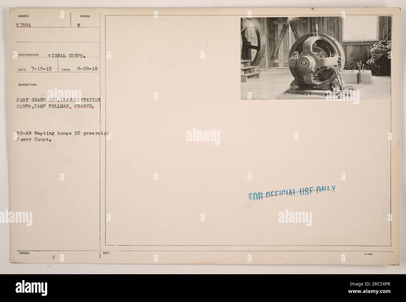 Westinghouse dc generator hi-res stock photography and images - Alamy