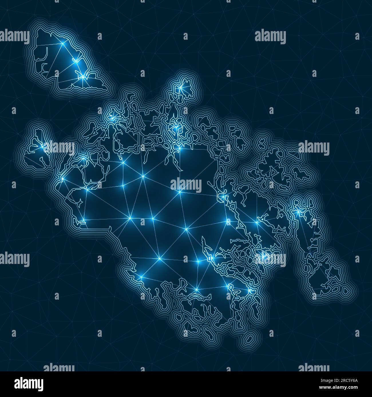 Cat ba island map vector vectors hi-res stock photography and images ...