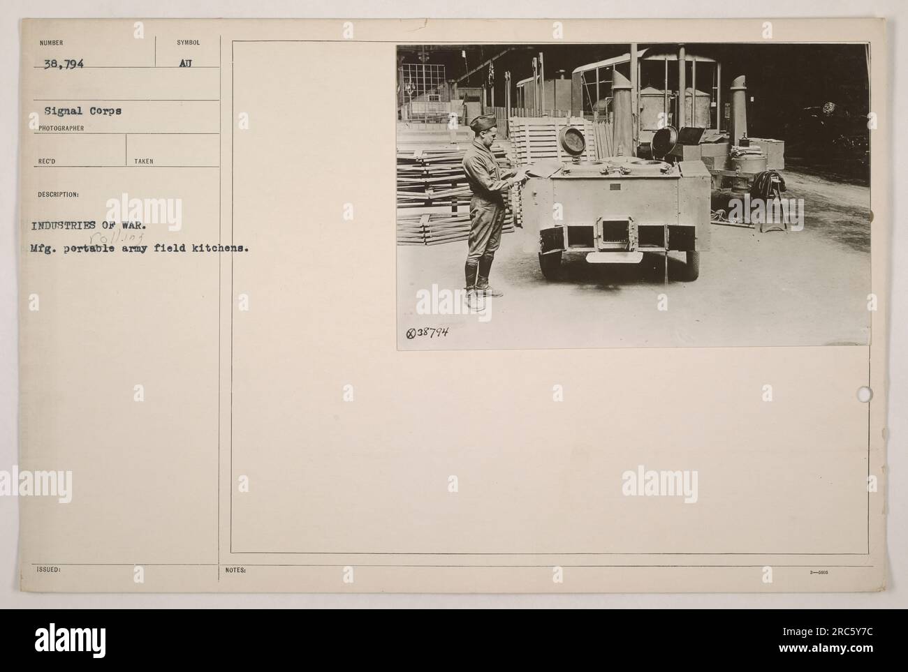 A photograph of American soldiers standing in front of rolling ...