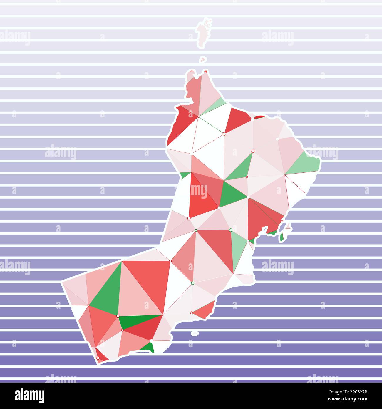 Oman vector illustration. Oman design on gradient stripes background ...
