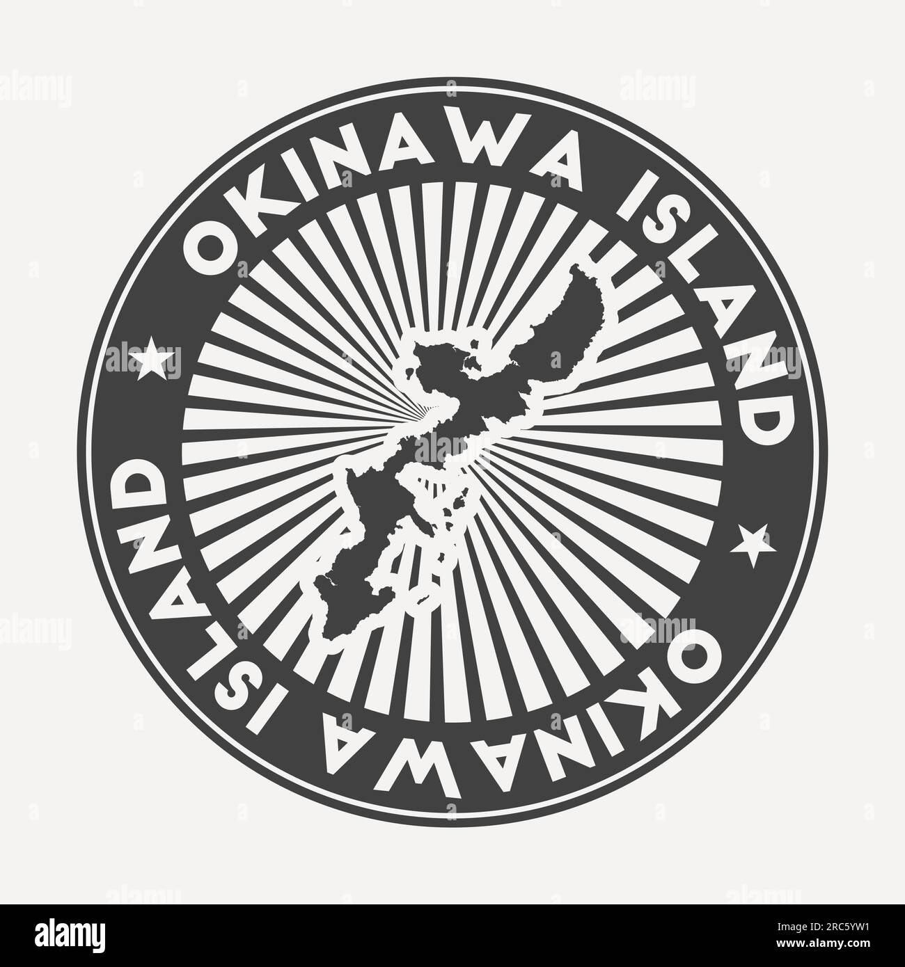 Okinawa island map vector vectors Stock Vector Images - Alamy