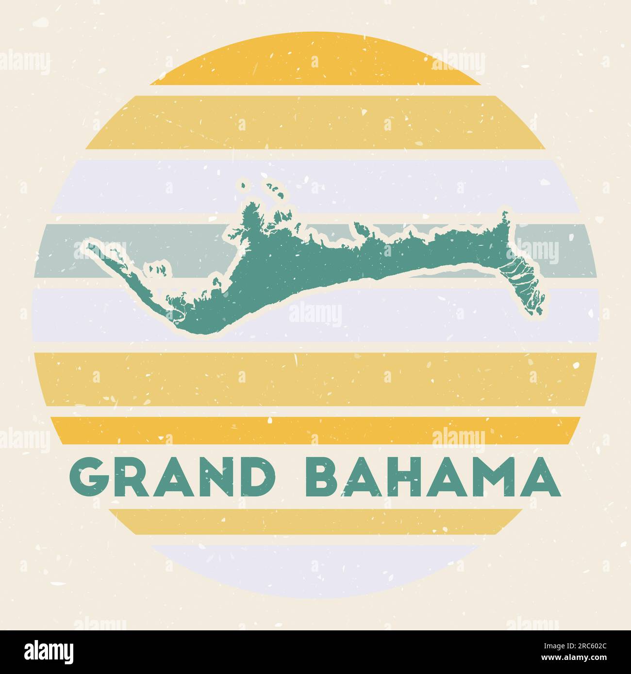 Grand bahama island vector map hi-res stock photography and images - Alamy