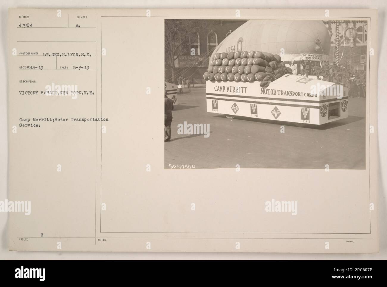 Camp merritt motor transports hi-res stock photography and images - Alamy
