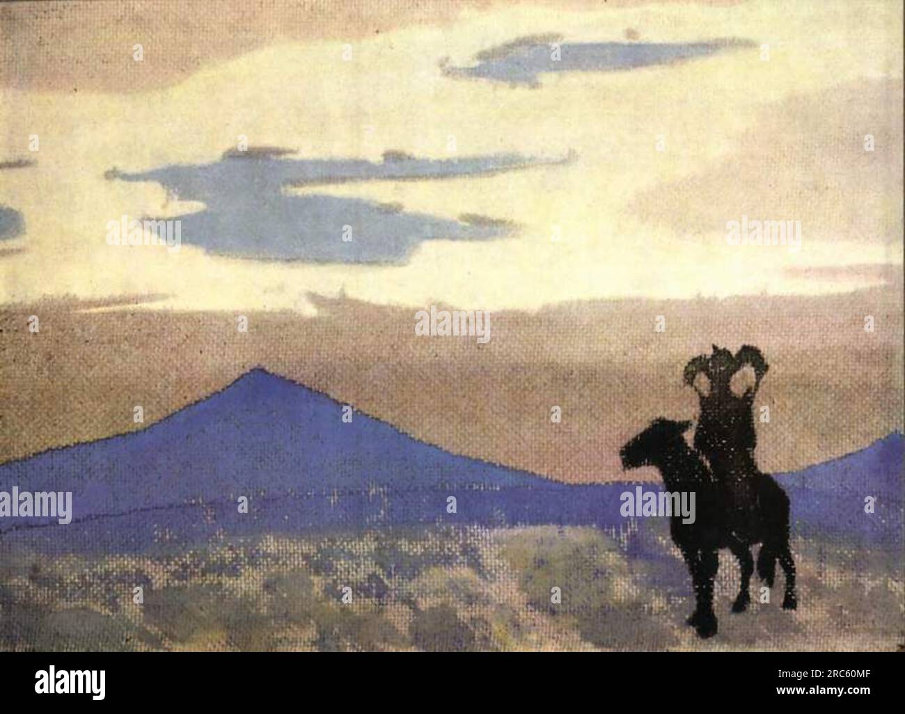 Mother of Genghis Khan 1931 by Nicholas Roerich Stock Photo - Alamy