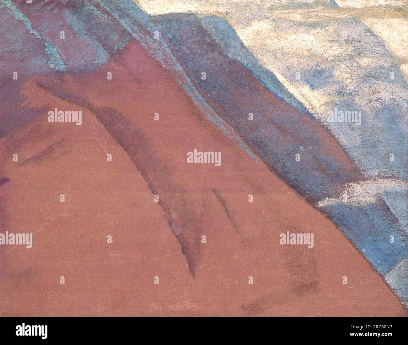 Study of mountains 1931 by Nicholas Roerich Stock Photo - Alamy