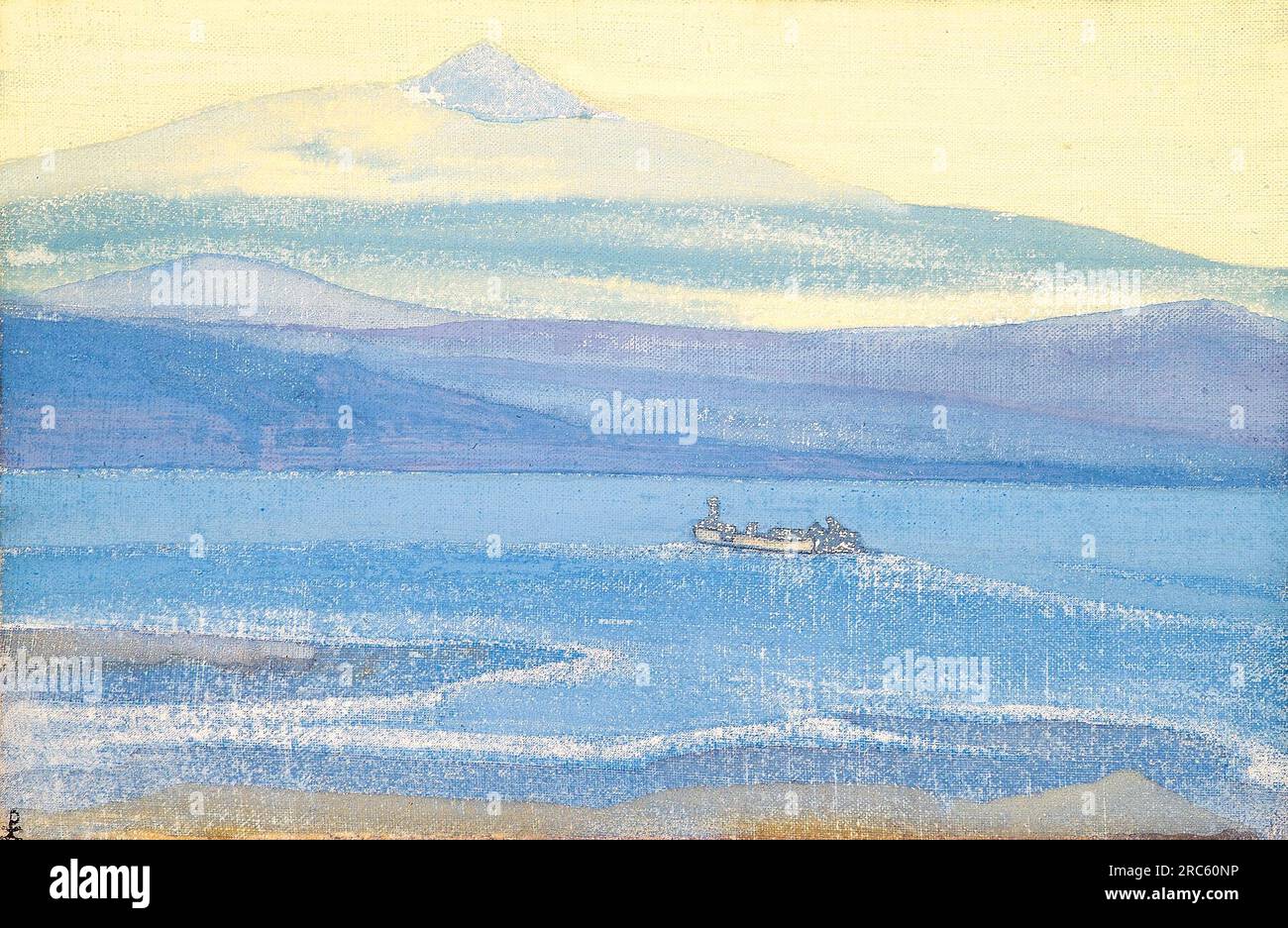 Tibetian way 1931 by Nicholas Roerich Stock Photo - Alamy
