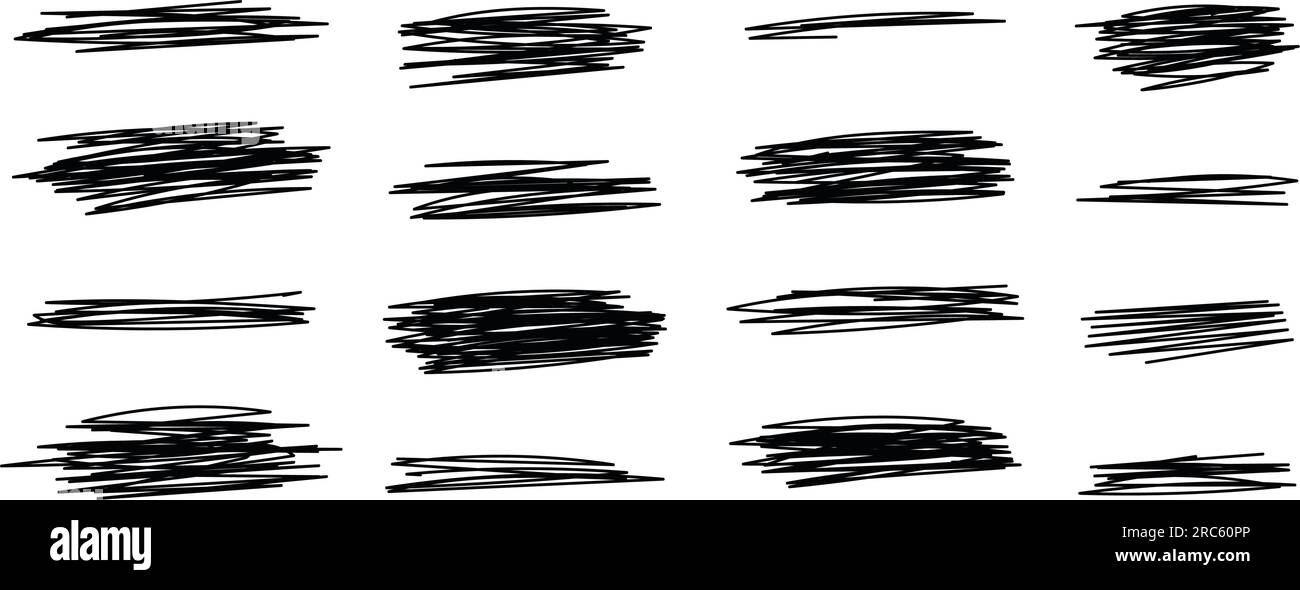 Scratchy lines vector hi-res stock photography and images - Alamy