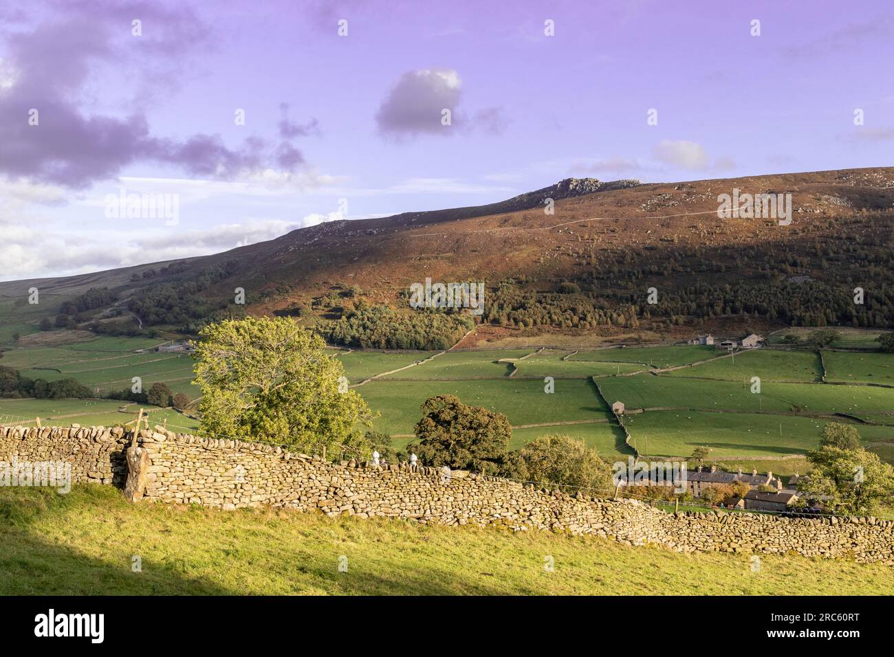 Stunning view footage of the landscape taken in Yorkshire Stock Photo ...
