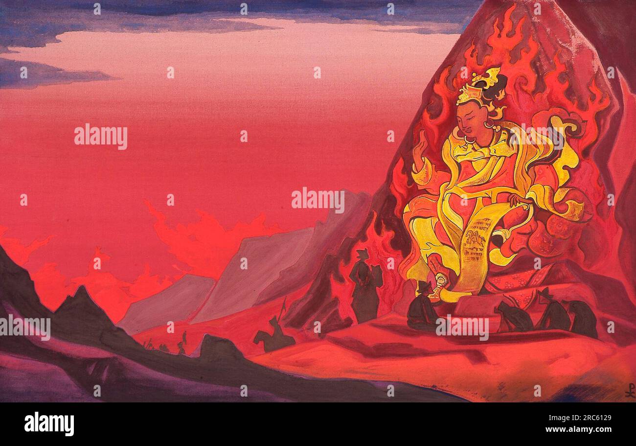 Order of Rigden Jyepo 1933 by Nicholas Roerich Stock Photo - Alamy