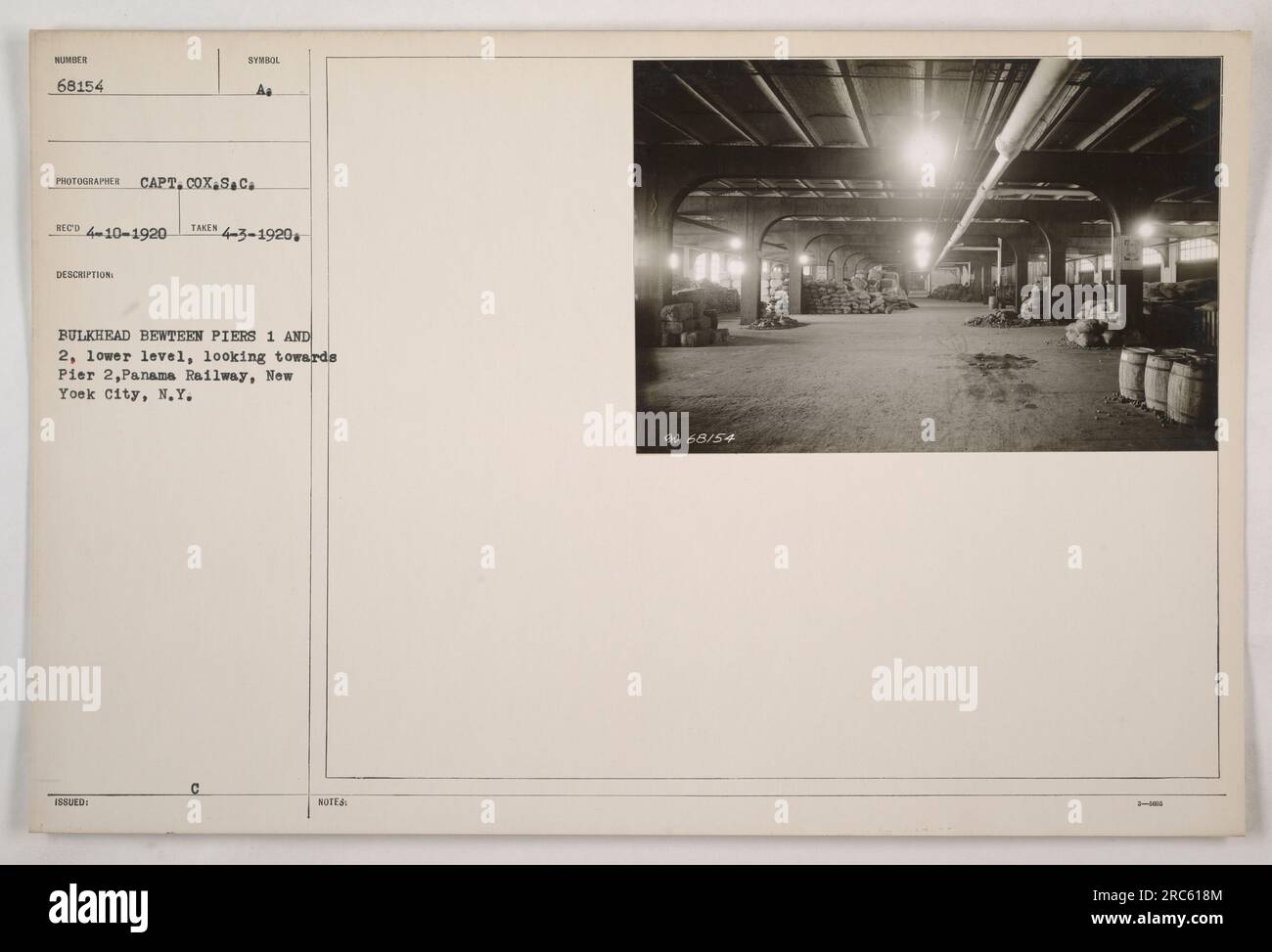 A bulkhead image captured by photographer Capt. Cox S.C. on April 3 ...