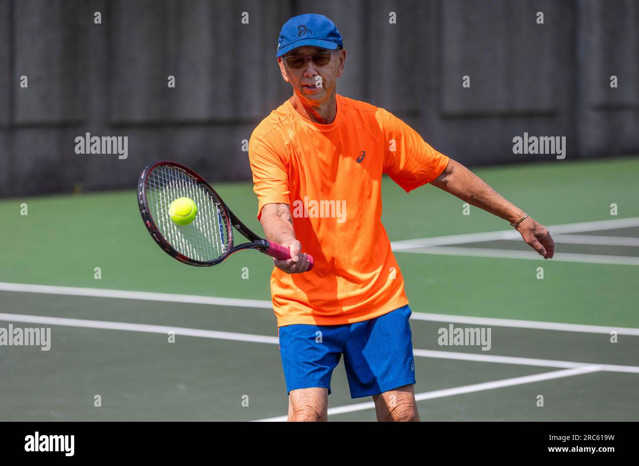 IMAGE DISTRIBUTED FOR HUMANA INC. - Tennis player Allwyn Chao, 79 ...
