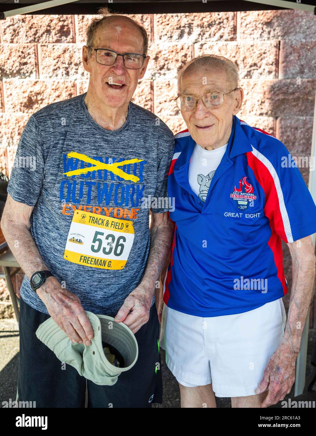 IMAGE DISTRIBUTED FOR HUMANA INC. - From left, Runners George Freeman ...
