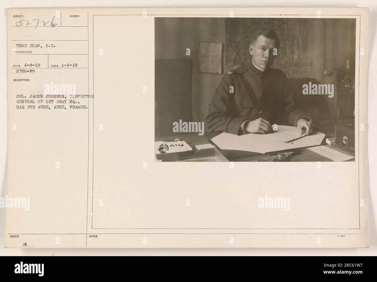 Colonel jacob johnson hi-res stock photography and images - Alamy