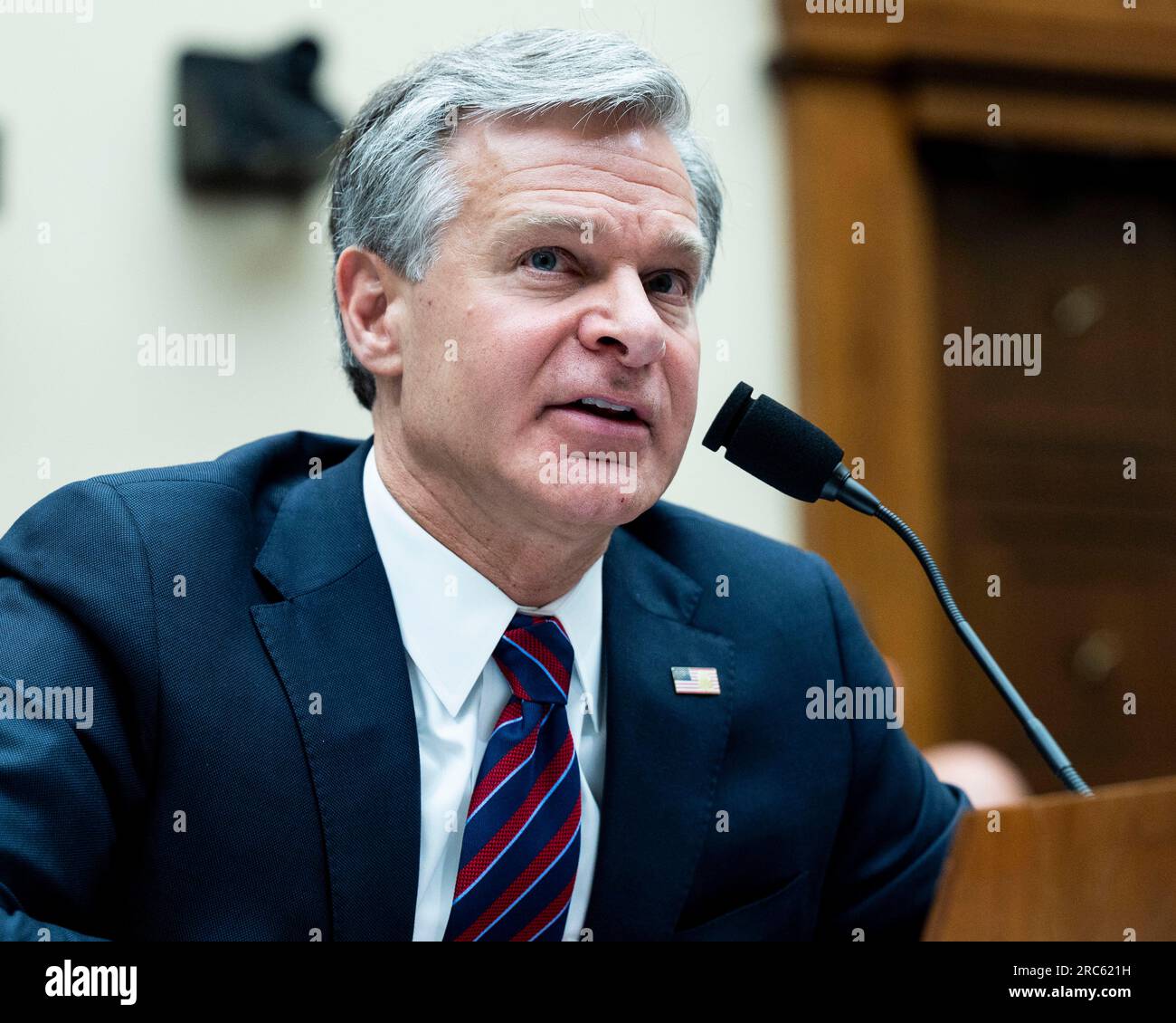 July 12, 2023, Washington, District of Columbia, USA: CHRISTOPHER WRAY ...