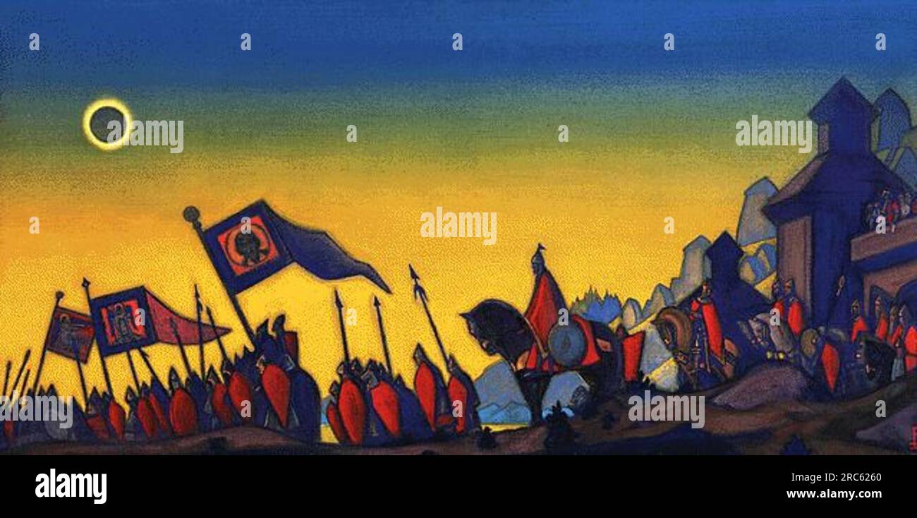 Prince Igor Campaign 1942 by Nicholas Roerich Stock Photo - Alamy