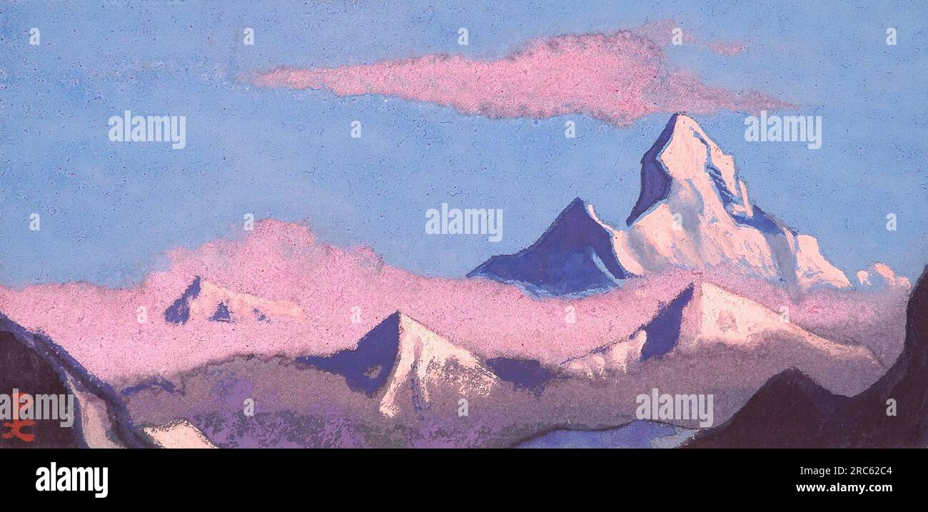 Nanda Devi 1944 by Nicholas Roerich Stock Photo - Alamy