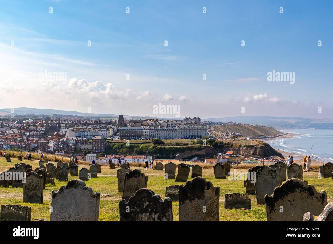 Amazing view footage taken in Whitby Stock Photo - Alamy