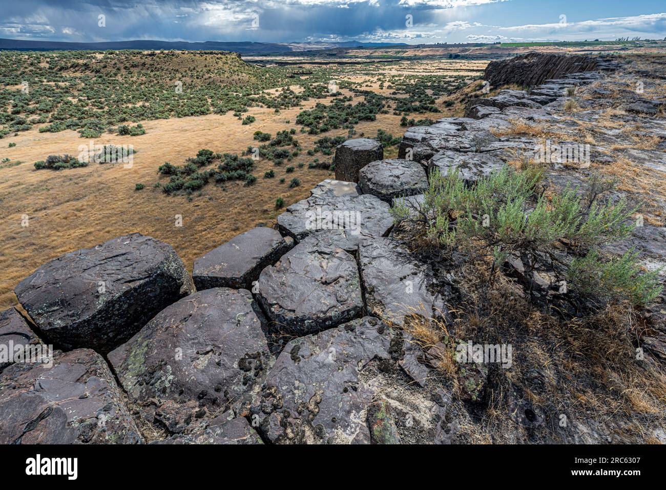 Drumheller Channels National Natural Landmark in WA Stock Photo - Alamy