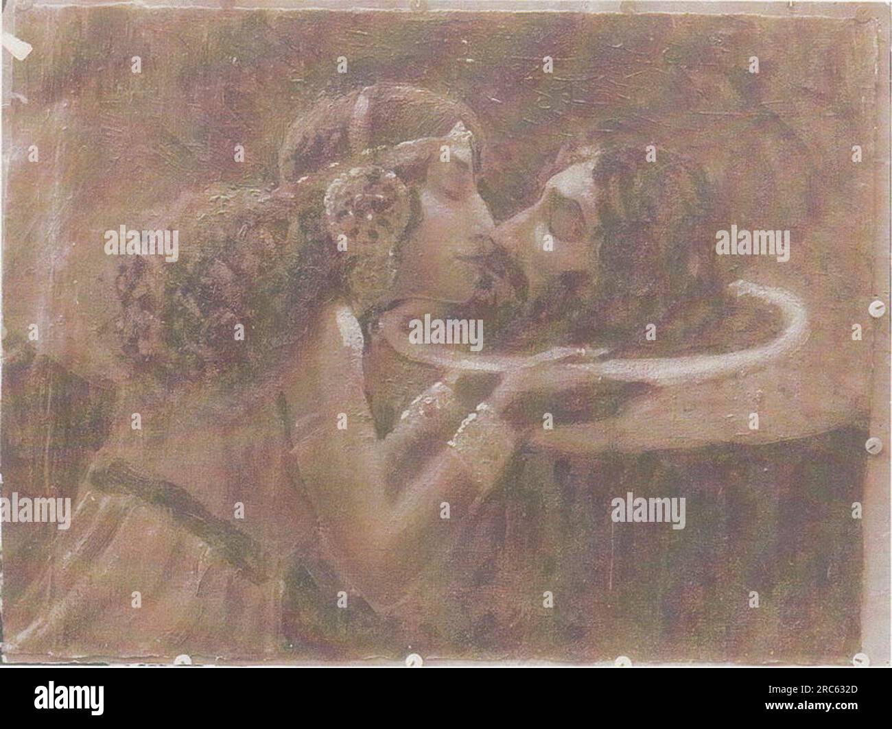 Salome with head of St. John the Baptist by Nicholas Roerich Stock ...