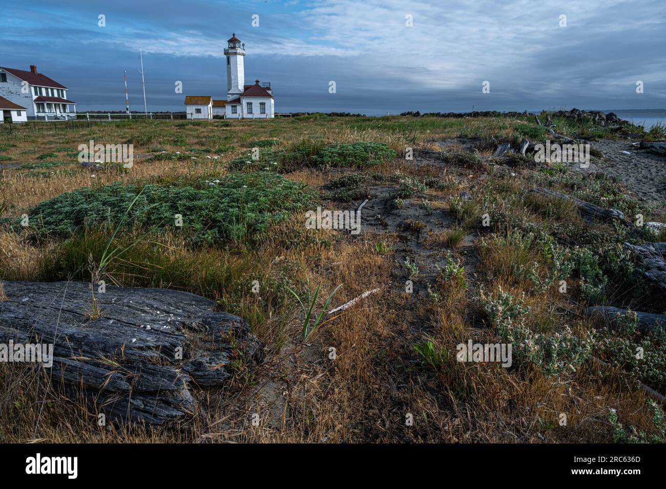Point Wilson Lighthouse in WA Stock Photo - Alamy